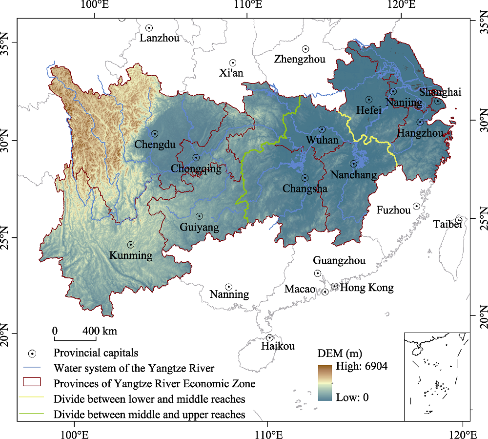 Regional eco-efficiency evaluation and spatial pattern analysis of the Yangtze River Economic Zone