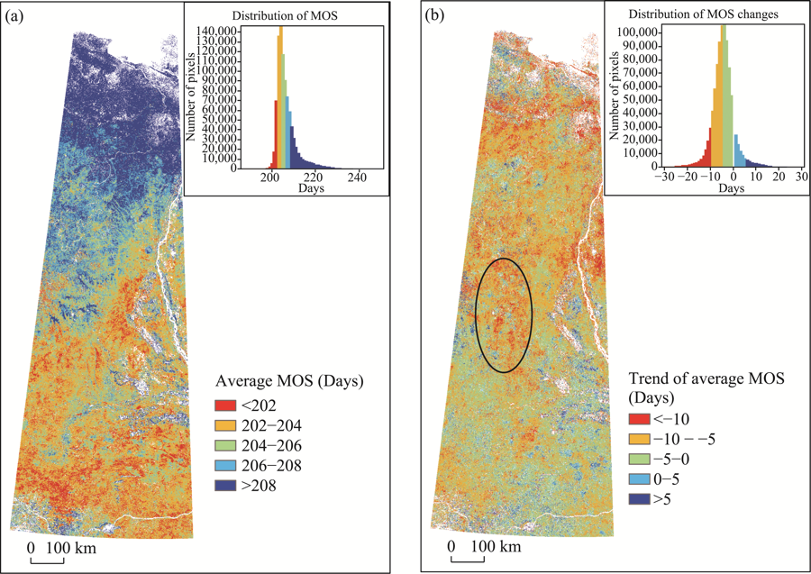 Spatiotemporal Variations In Remote Sensing Phenology Of Vegetation And