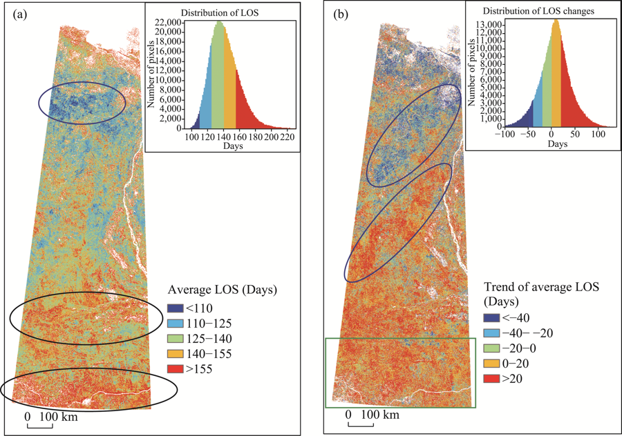 Spatiotemporal Variations In Remote Sensing Phenology Of Vegetation And