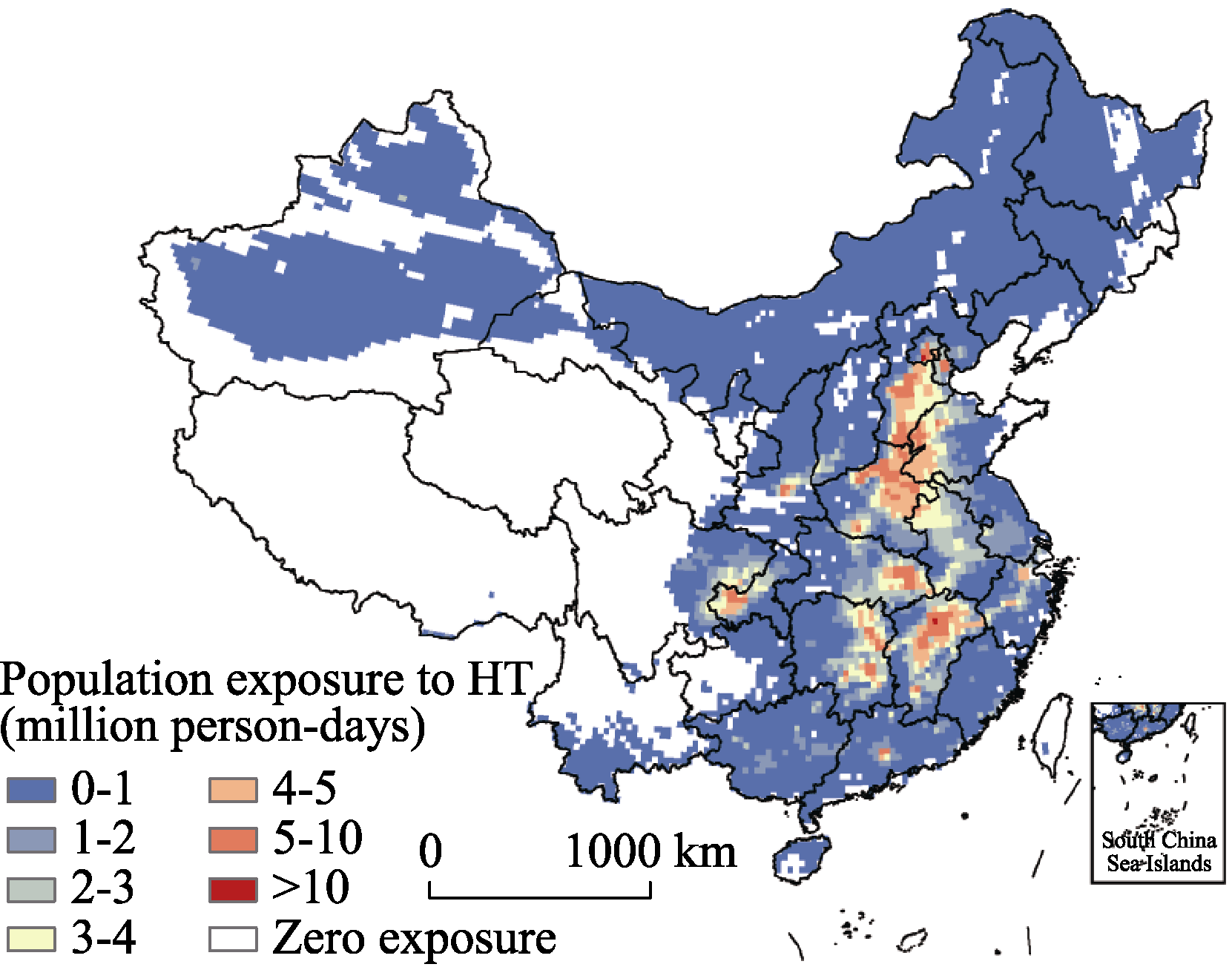 Projected changes in population exposure to extreme heat in China under ...