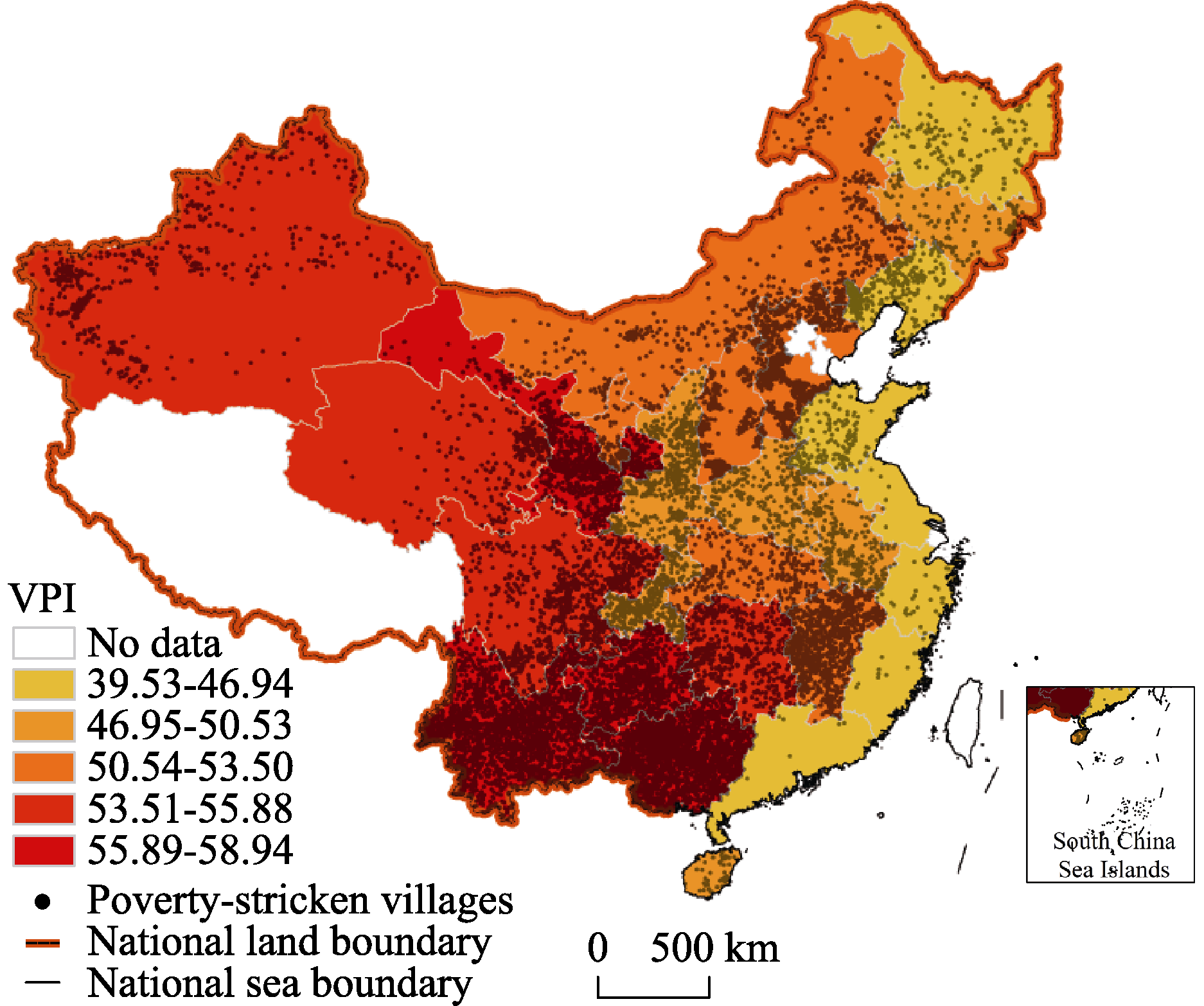 Village-level multidimensional poverty measurement in China: Where and how