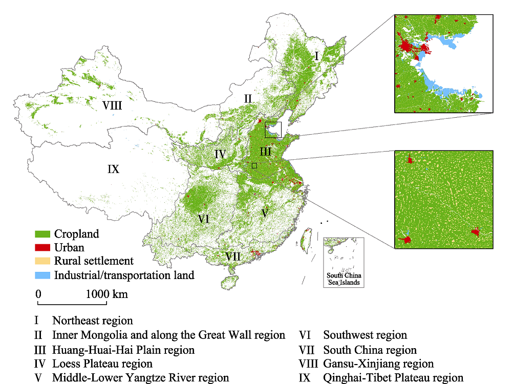 The changing patterns of cropland conversion to built-up land in China ...