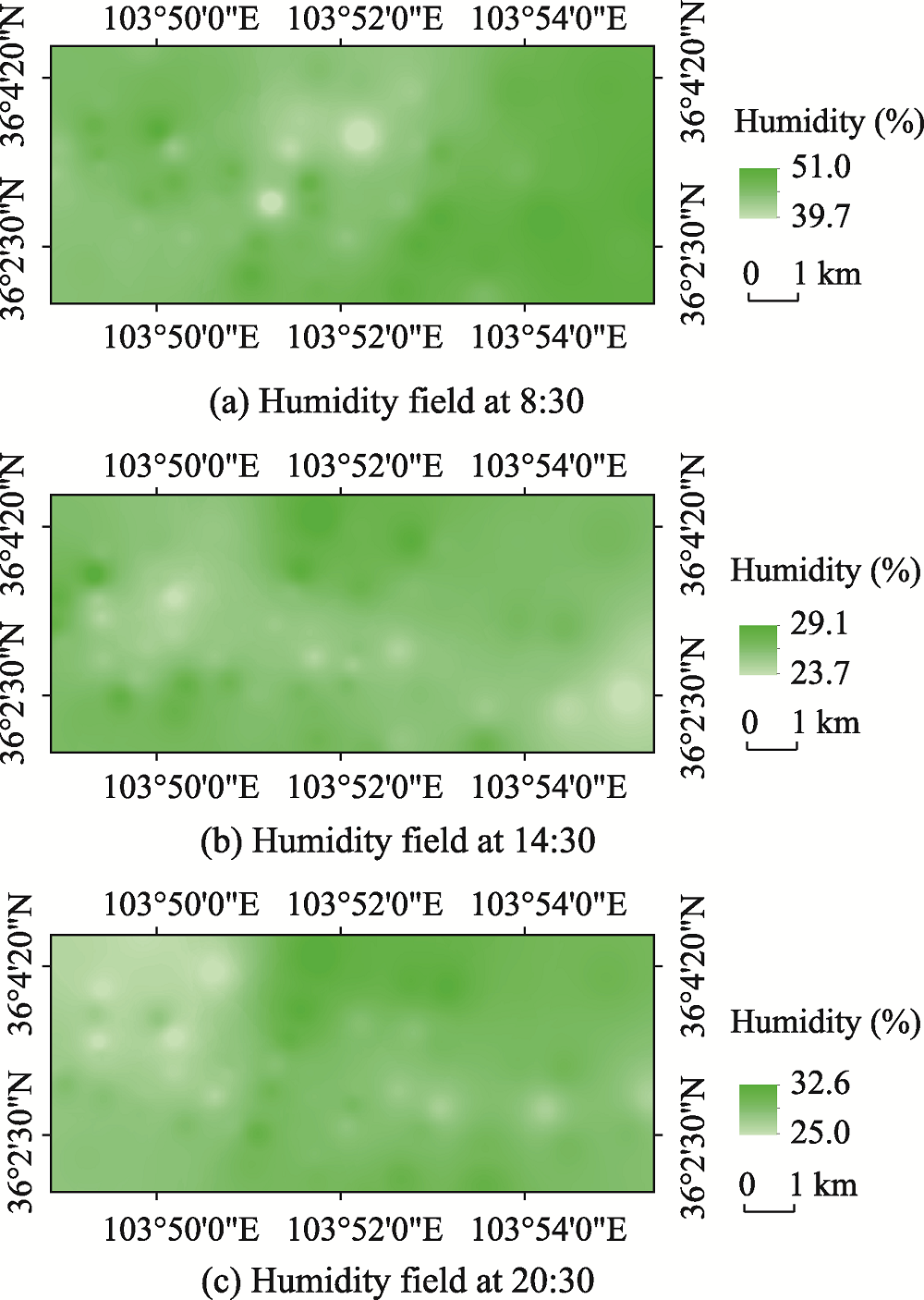 temperature at 8 : 30 temperature at 14 : 30 temperature at 20 : 30 ...
