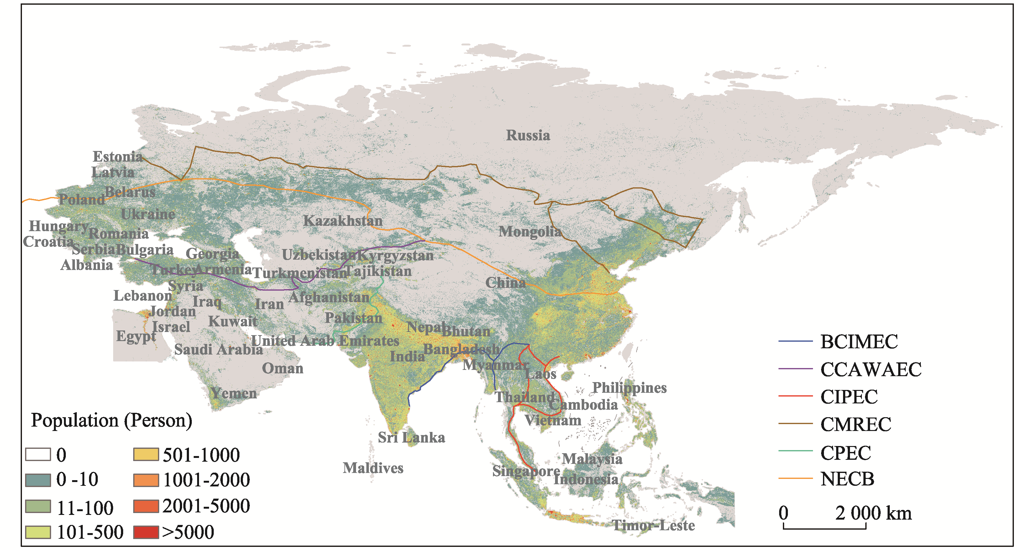 Assessment of the socioeconomic development levels of six economic ...