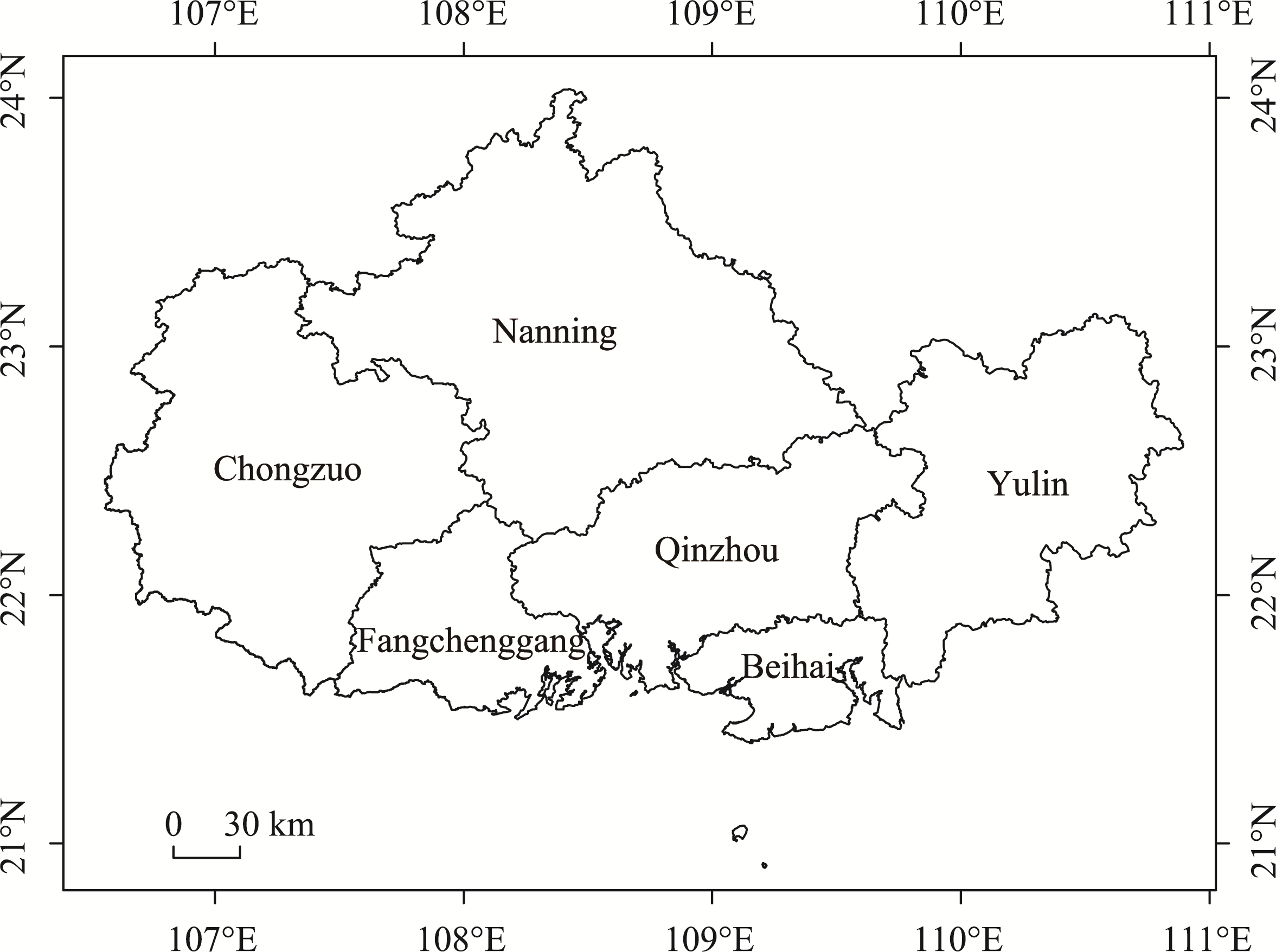 Spatiotemporal variations of eco-environment in the Guangxi Beibu Gulf ...
