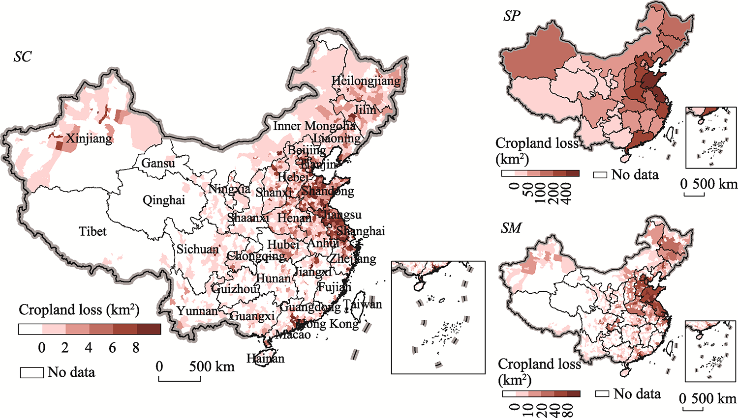 Modelling the impacts of cropland displacement on potential cereal ...