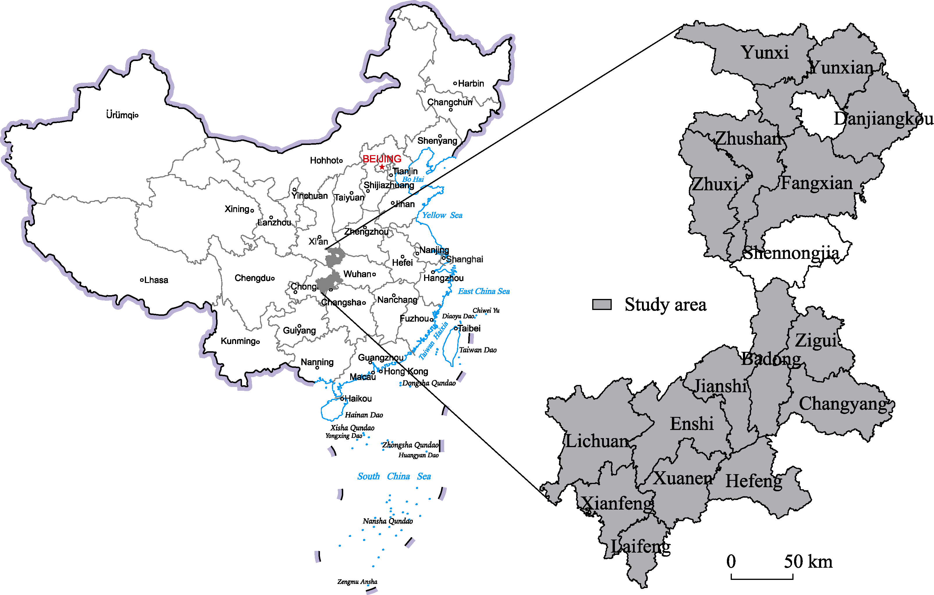 Coordinated development efficiency between cultivated land spatial ...
